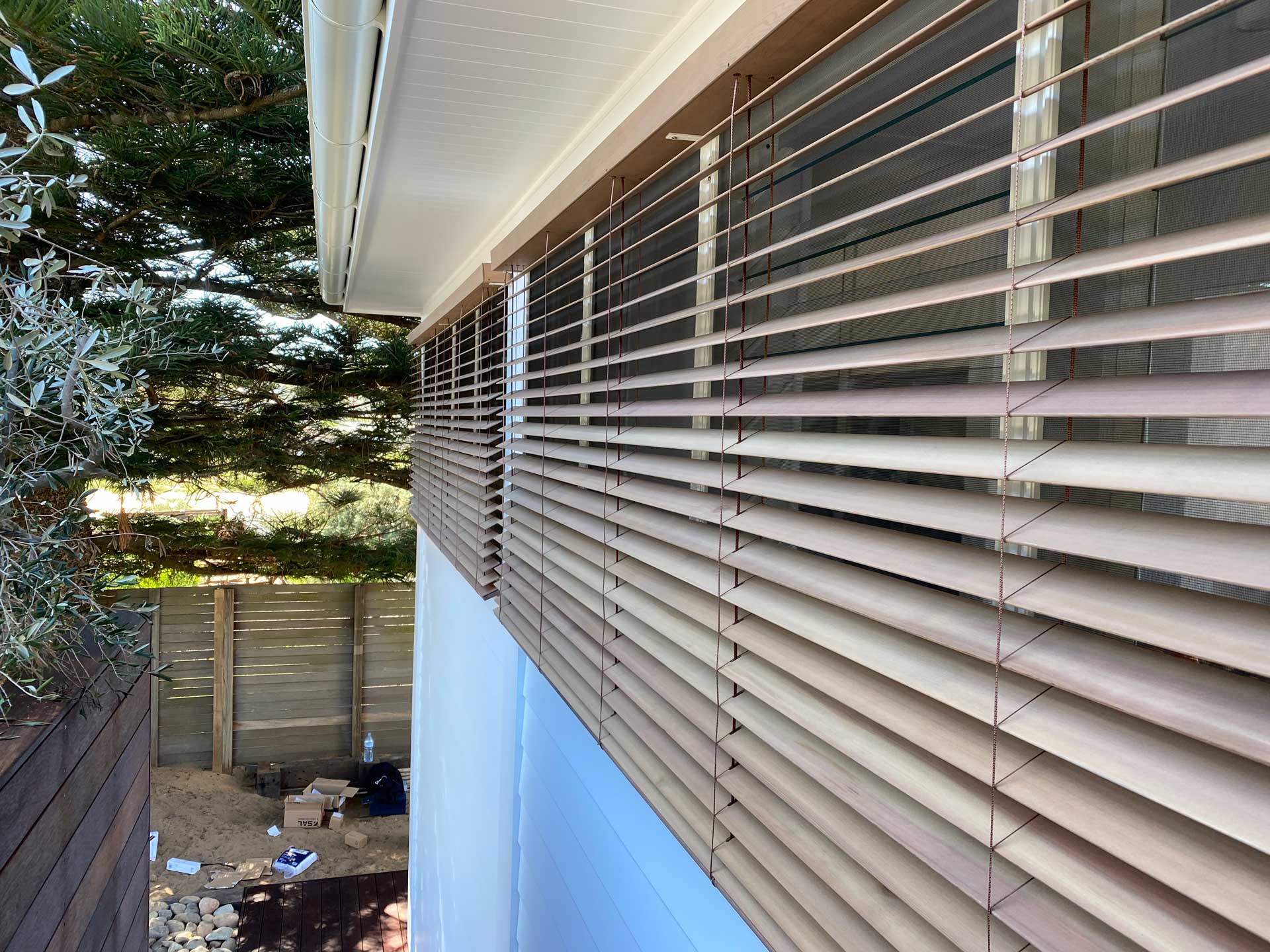 Exterior Cedar Venetians Supplier for Sydney's Home - Seaforth Blinds